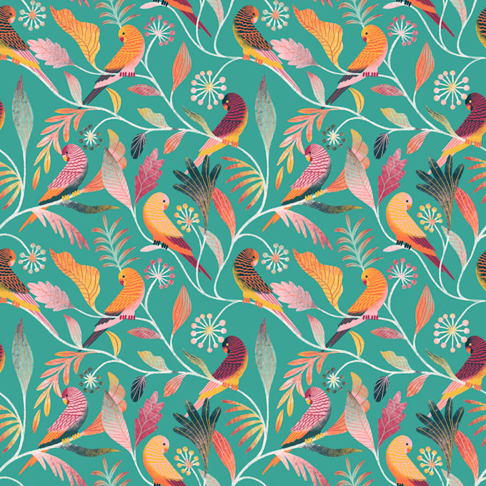 Draw beautiful seamless patterns for print or digital by Yulia_s5 | Fiverr