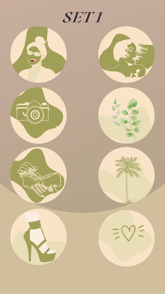 Design modest and minimalist icons by Natashayusri | Fiverr