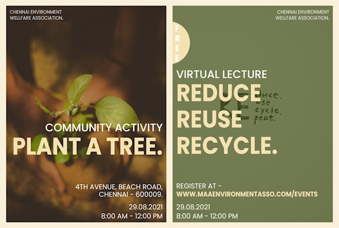 Design minimalistic and clean poster by B_priyanka | Fiverr