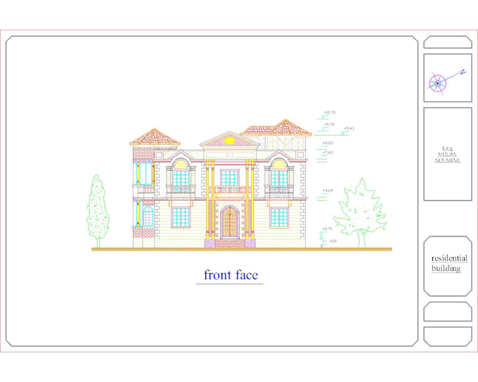 Draw and design a 2d structured diagram in autocad by Engmosa | Fiverr