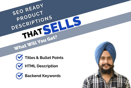 Write an excellent seo optimized amazon product description by ... Write an excellent seo optimized amazon product description by ...