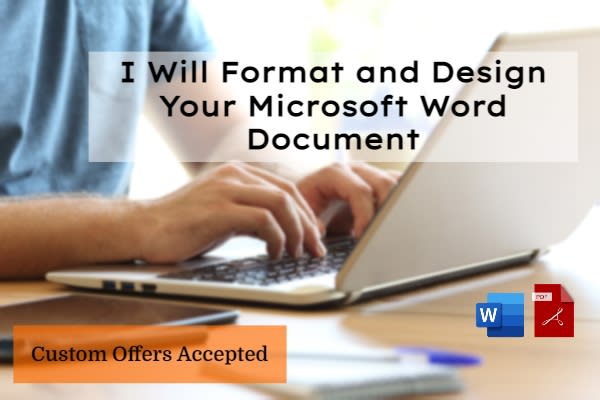 Format and design your microsoft word document by Upulhettige | Fiverr