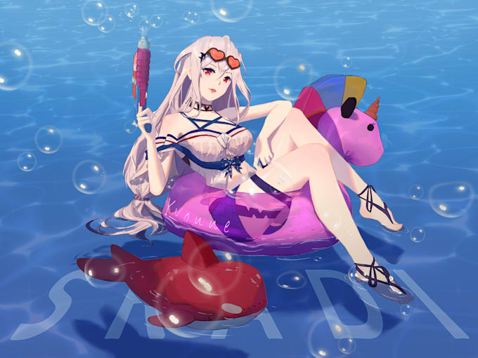 Draw Anime Style Fanart Original Character And Nsfw Closed By