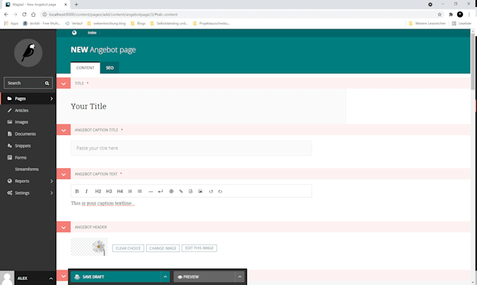 Create a website with django and wagtail cms for you by Alexanderhoc699 | Fiverr