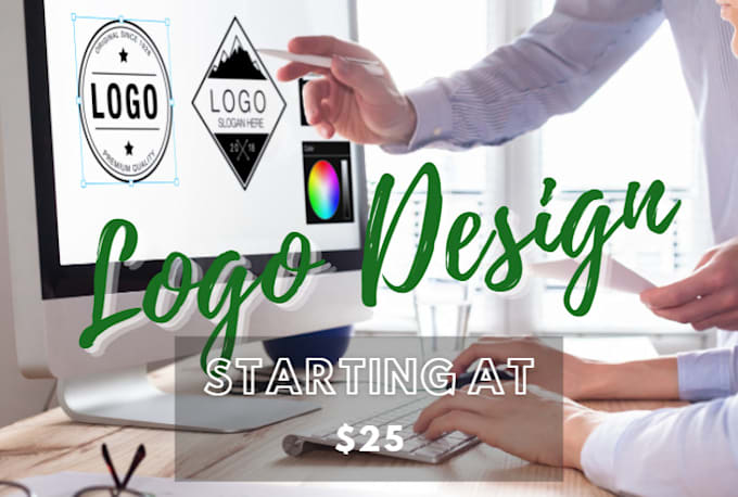 Design a simple logo per your specifications with color matching by ...