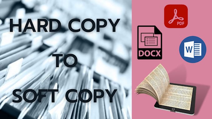 Convert the hard copy document into to soft copy by Niha_john | Fiverr