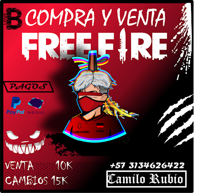 Aggressive gaming poster design by Camiloa_ | Fiverr