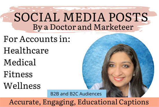 Write social media captions for health and wellness accounts by Dr ...