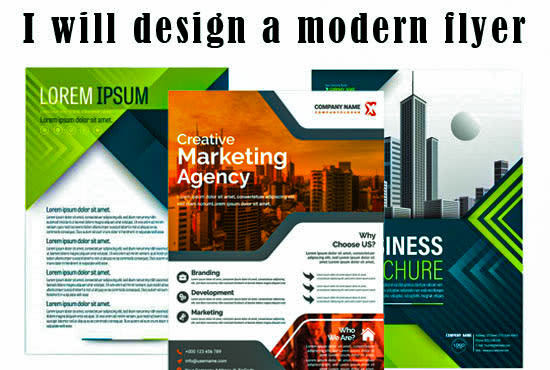 Design a modern flyer in single price by Designermishi | Fiverr