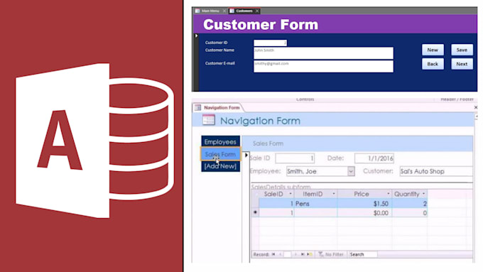 Create microsoft access databases for you by Nthn1903 | Fiverr