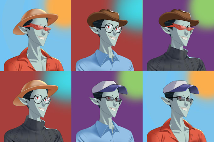 Create custom nft characters, traits, assets for you by Bobogaronx | Fiverr