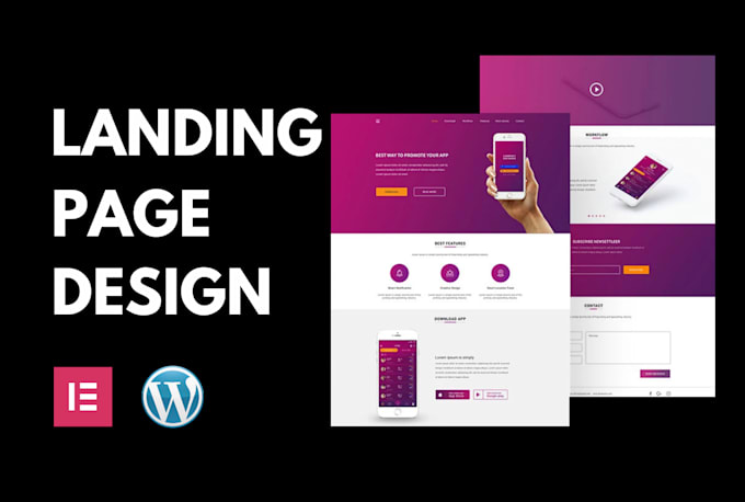 Create modern landing page design with elementor pro by Dev_anik_ | Fiverr