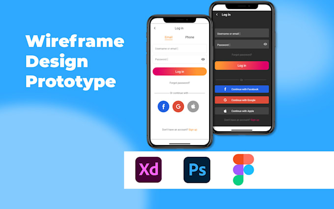 Design ui ux design for mobile app in adobe xd by Leontrealm | Fiverr