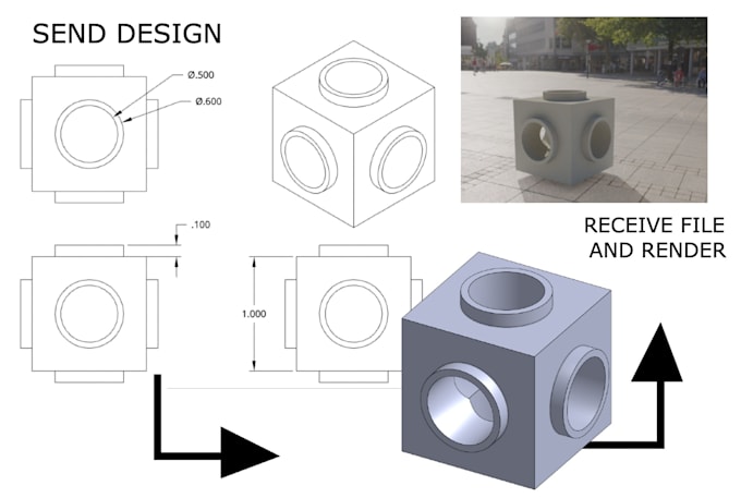 Create a simple model with your dimensions using onshape by Snoot_e ...