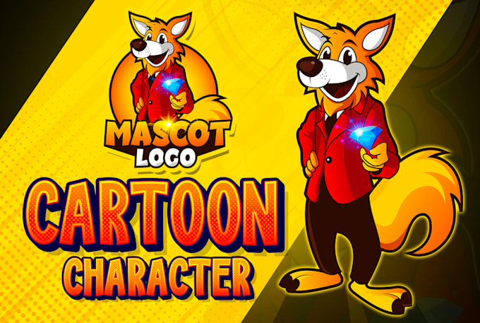 Draw cartoon character, mascot logo design in pro quality by Niro ...