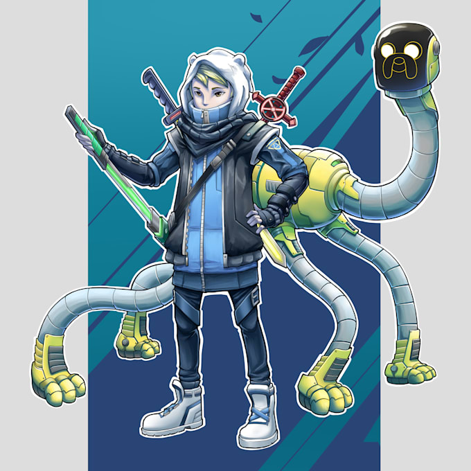 Design and illustrate your characters for personal or commercial use by ...