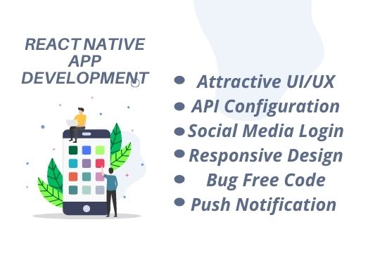 Build react native mobile app as a react native developer by Fizaumar848 | Fiverr