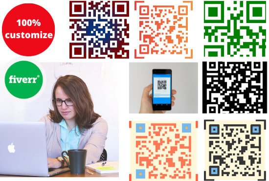 Create an updated qr code generator design with your logo and other by ...