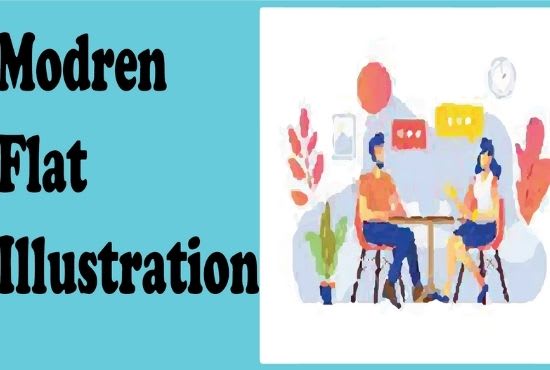 Draw simple flat illustration by Waseem670 | Fiverr