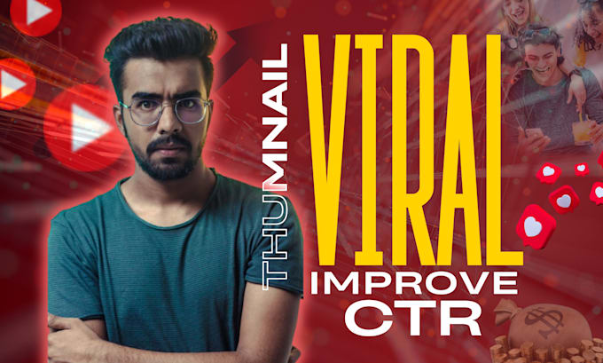 Design amazing viral youtube thumbnail by Syedabibi13 | Fiverr