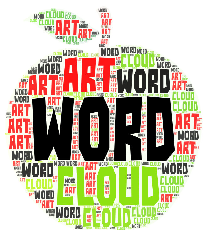 Create word cloud art with your text and shape by K456987 | Fiverr