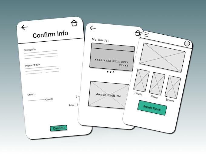 Create a ux wireframe by Doitdesignco | Fiverr