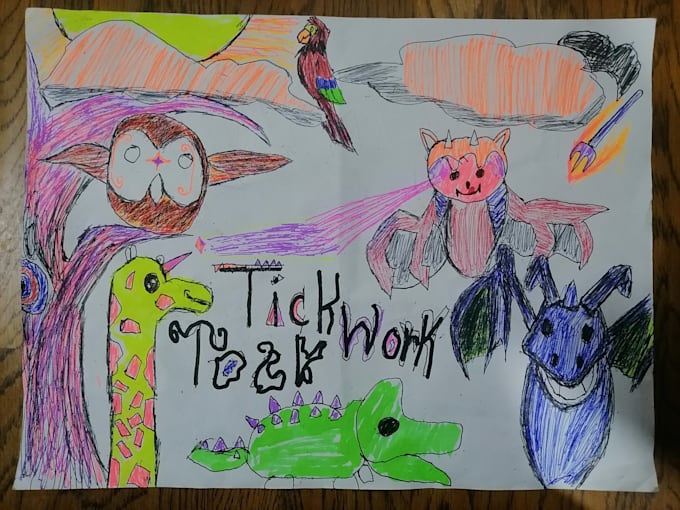 Give you art of fr crow nfr arctic reindeer mfr unicorn by ...