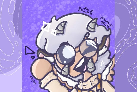 Draw you a detailed cartoony profile picture by Scrubbletea | Fiverr