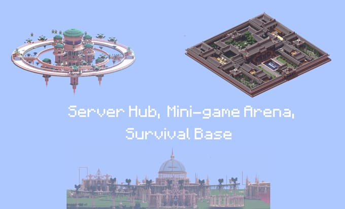 Build you any minecraft structure by Nemo_liu | Fiverr