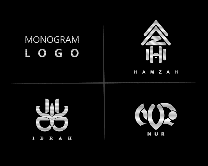 Design personal monogram logo by Kabilasasalako | Fiverr