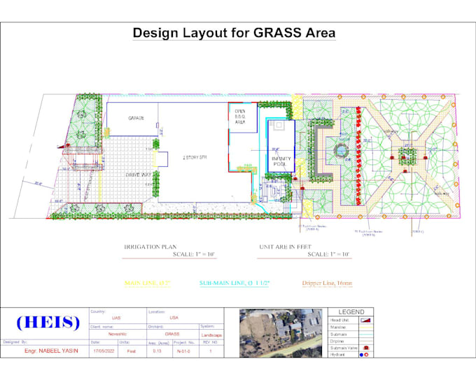 Design irrigation systems for residents and commercial areas by ...