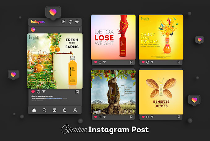 Design creative instagram post by Priyankaexpsol | Fiverr