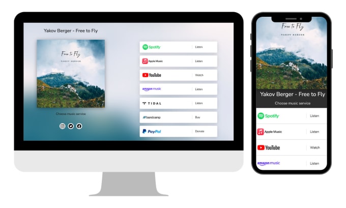 Create smart url, fanlink for your music by Yakovberger695 | Fiverr
