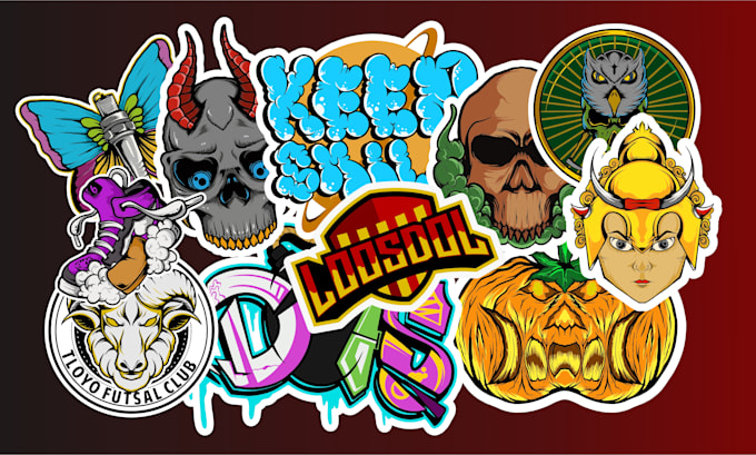 Create amazing sticker design with comercial use by Fadhil27 | Fiverr