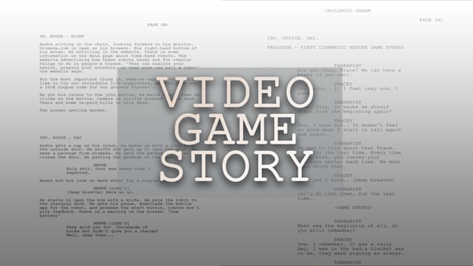 Write game lore, story, or screenplay by Myengil | Fiverr
