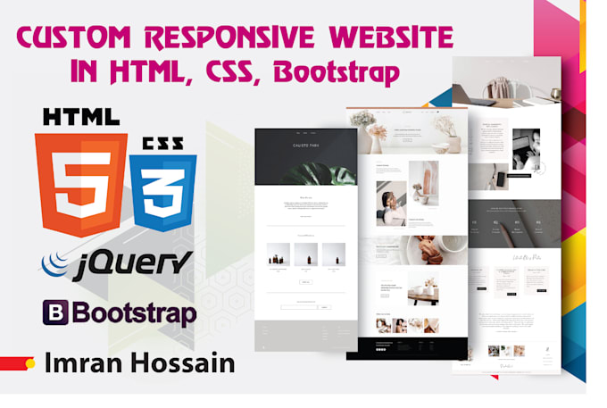 Do Modern Responsive Html Css Bootstrap Website Creation By 9564