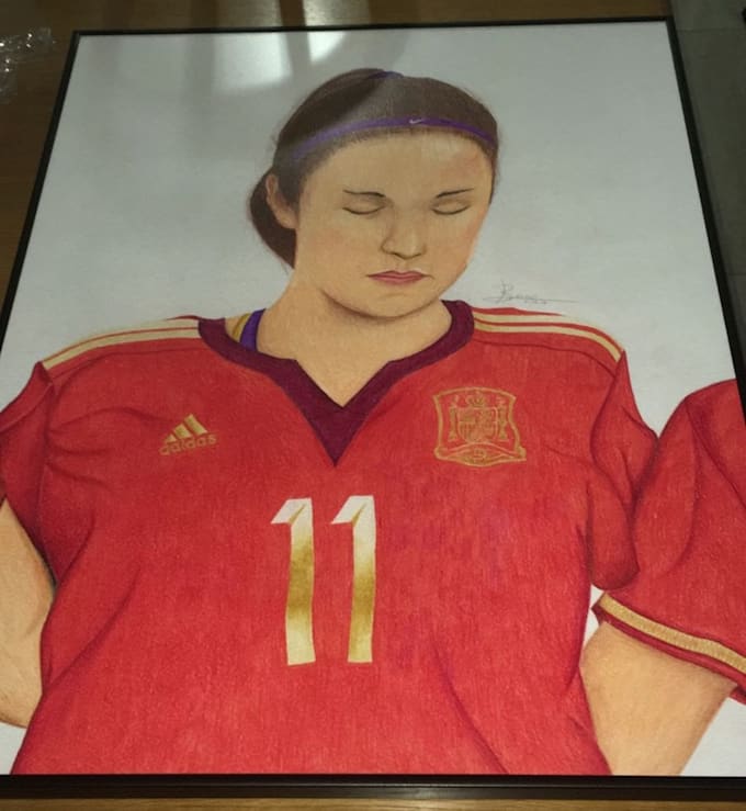 Do realistic hand drawing of models by Bernatgs_ | Fiverr