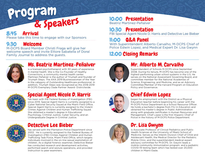 Design forum invite, program, welcome board by Itshumbert | Fiverr