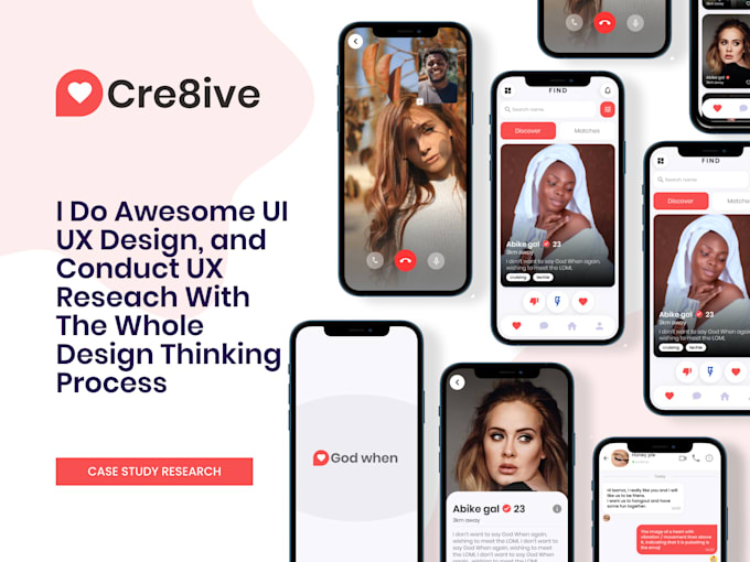 Design user centric mobile app ui ux by Cre8ivea | Fiverr