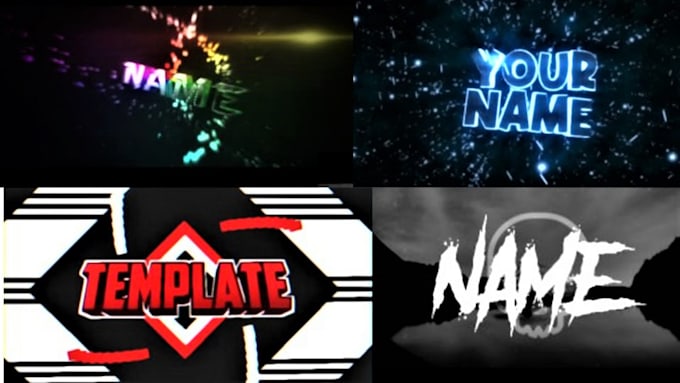 Make a high quality intro and outro for your youtube channel by Fivr ...