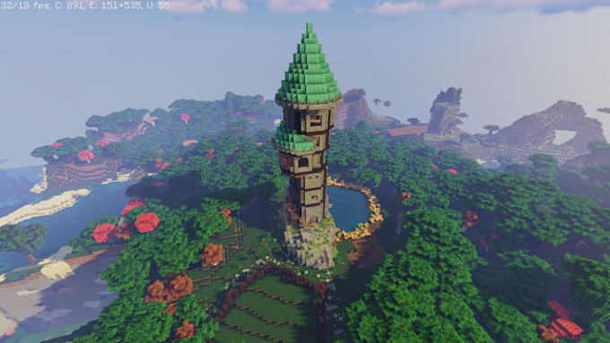 Design and build minecraft structures for you by Iandeheer | Fiverr