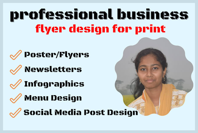 Professional business flyer design for print by Designer_chtto | Fiverr