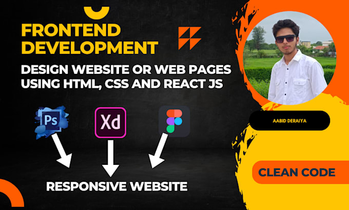 Design website or web pages using html, css and react js by Aabid ...