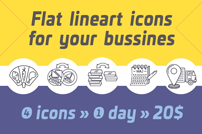 Craft simple vector icons for your unique needs by Wojciechflorek | Fiverr