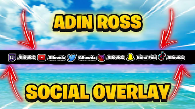 Design a fantastic social media overlay in 1 hour by Tubbyfn | Fiverr
