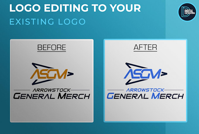 Edit your existing logo by Digitallabsols | Fiverr