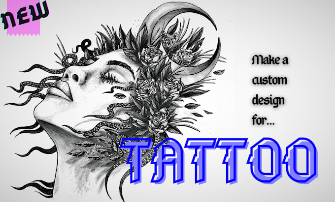 Make a custom and exclusive design for your tattoo by Spagg777 | Fiverr