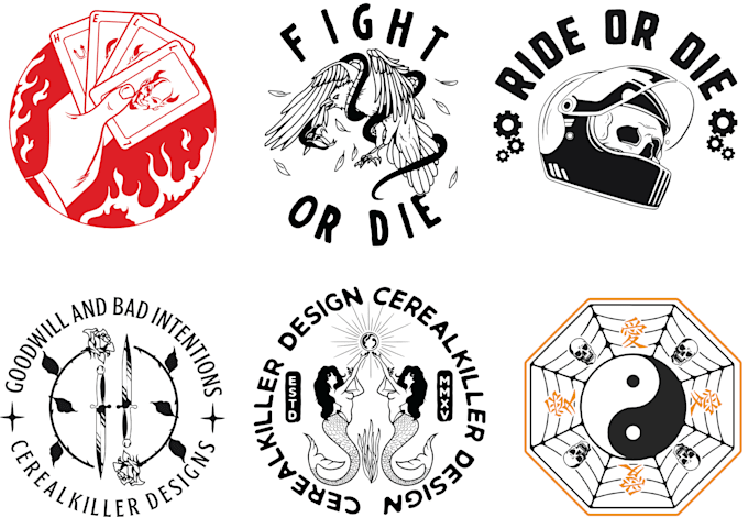 Make simple streetwear tshirt design clothing illustration by ...