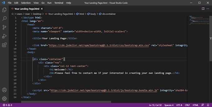 Create webpage in html with the help of css, bootstrap and jquery by ...