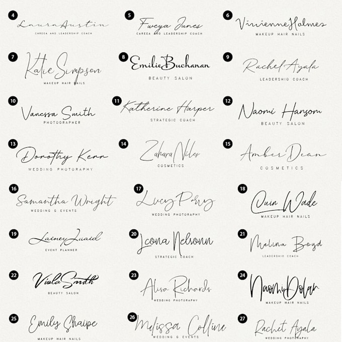 Help you design your signature by Alanlou | Fiverr